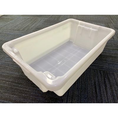 BUTCHERS TUB 46Ltr WHT STK 655x413x275mm